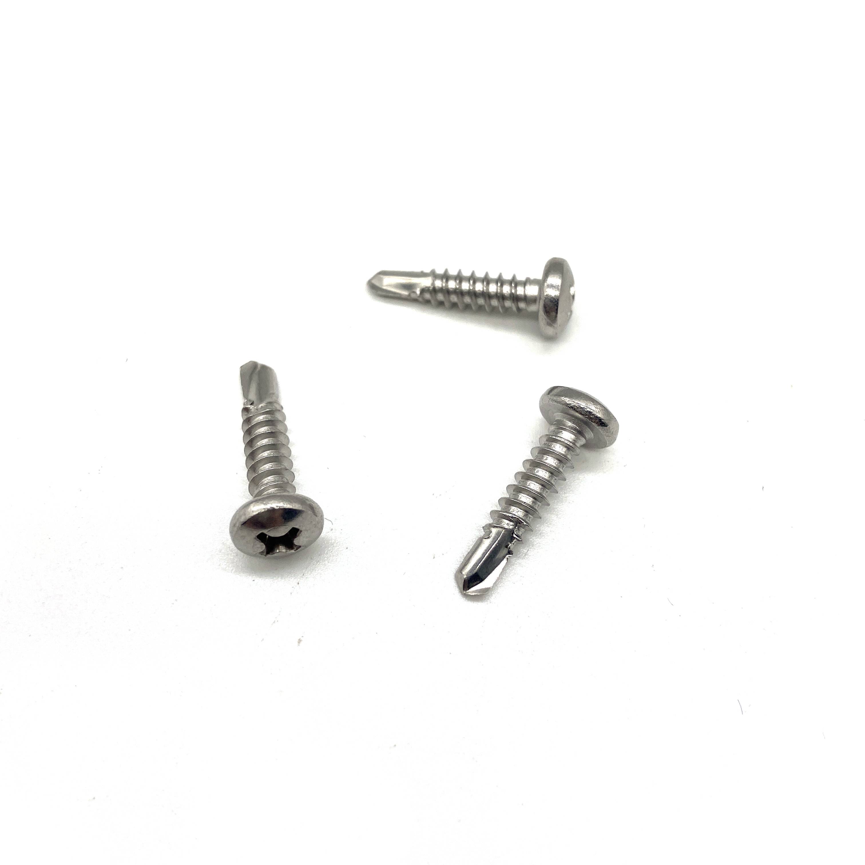 Stainless Cross Recessed Pan Head Philips Drive Self Drilling Screw ...